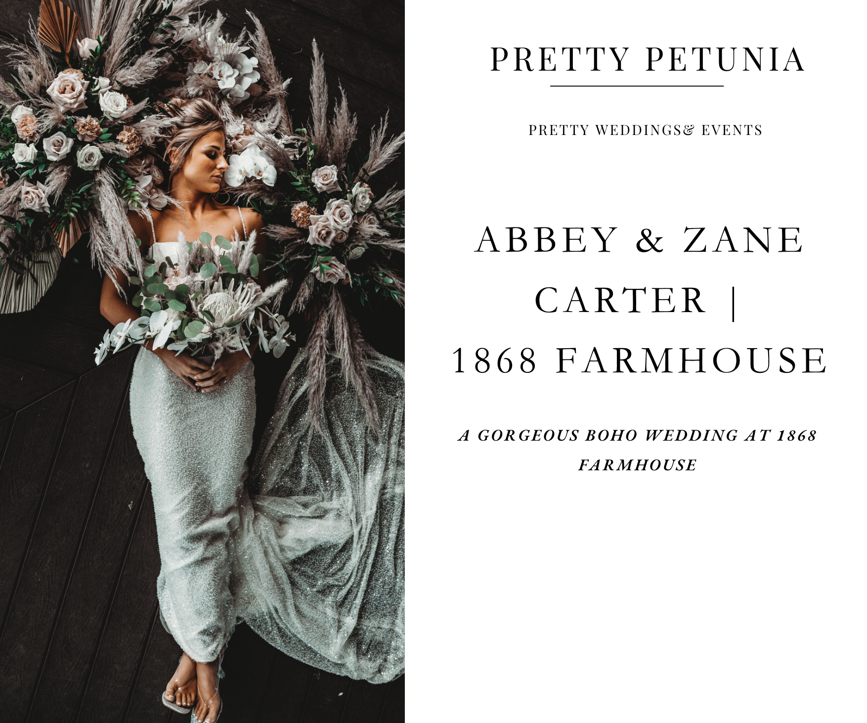 Abbey & Zane Carter | Iowa Wedding Florist - Pretty Petunia Pretty Petunia